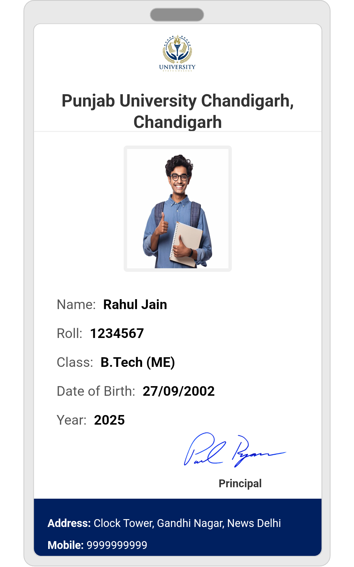 Student ID Card Maker Online For School and College Free Download